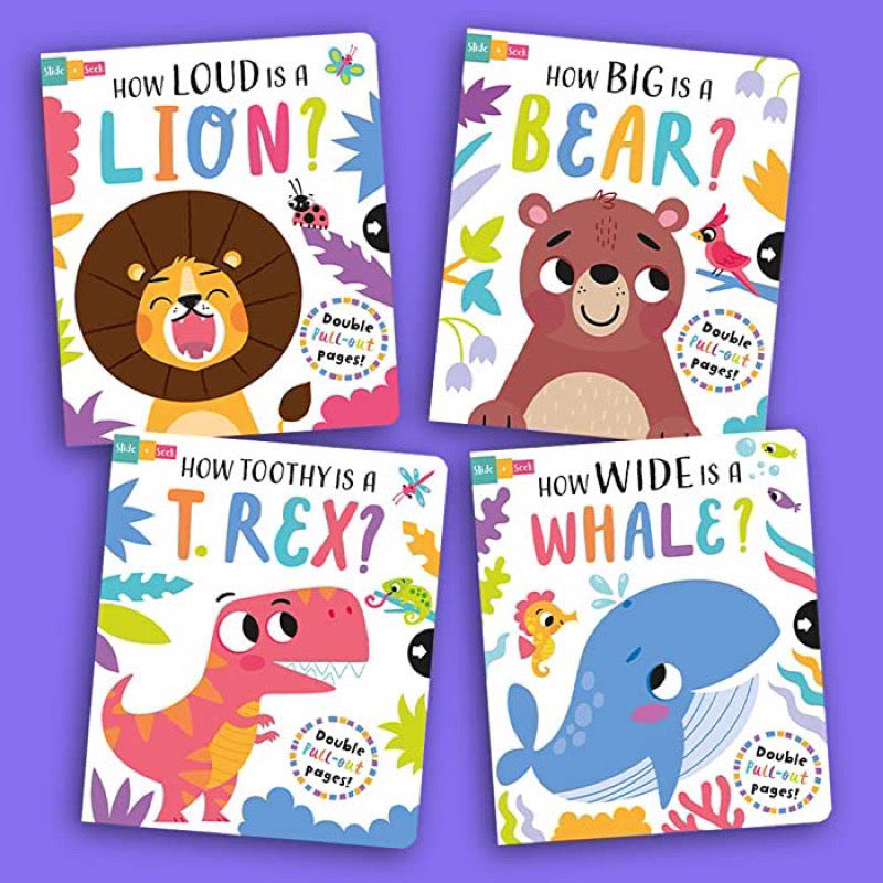 Slide and Seek Books with Double Pull-Out Pages – About Moms and Baby