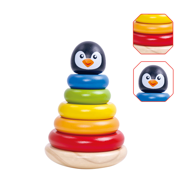 Tooky Toy Penguin Tower – About Moms and Baby